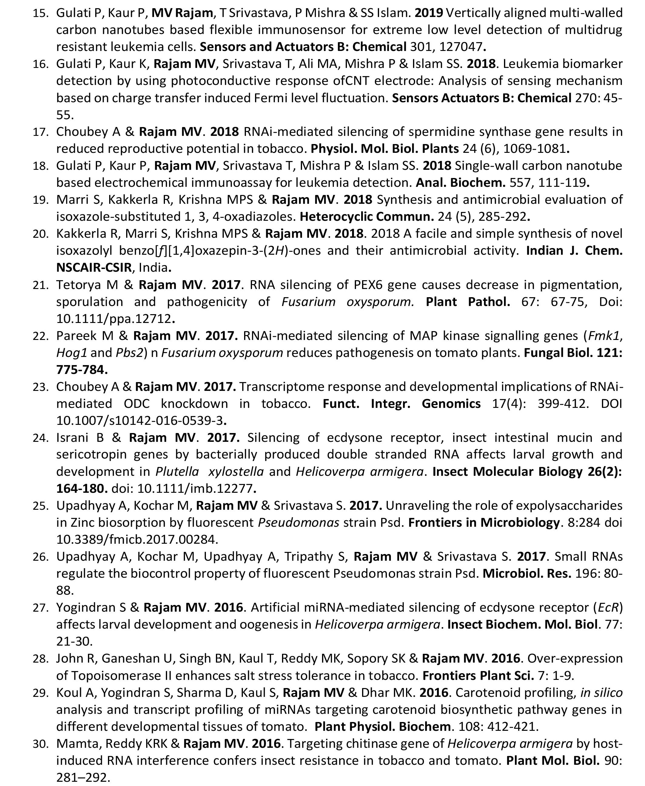 Department of Genetics – Plant Polyamine, Transgenic and RNAi Research ...